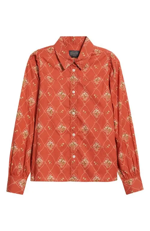 Pendleton Winona Puff Sleeve Western Shirt