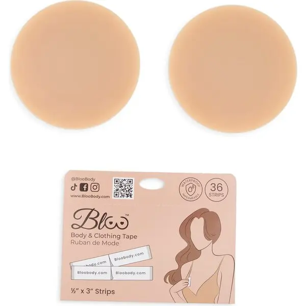 BLOO Everyday Confidence Waterproof Silicone Nipple Covers & Fashion Tape Kit - Medium-light