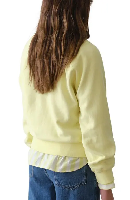 Marine Layer Cloud 9 Fleece Reversible Sweatshirt - Citron