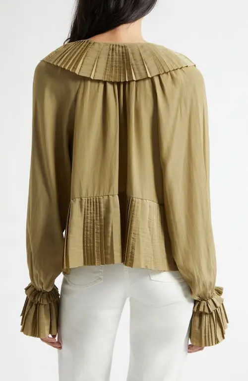 Ramy Brook Jacklyn Ruffle Top - Safari