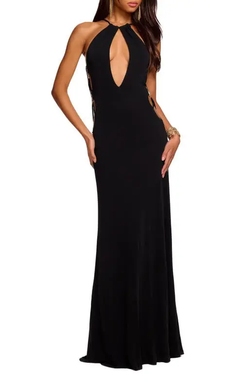 Ramy Brook Cutout Detail Body-con Gown