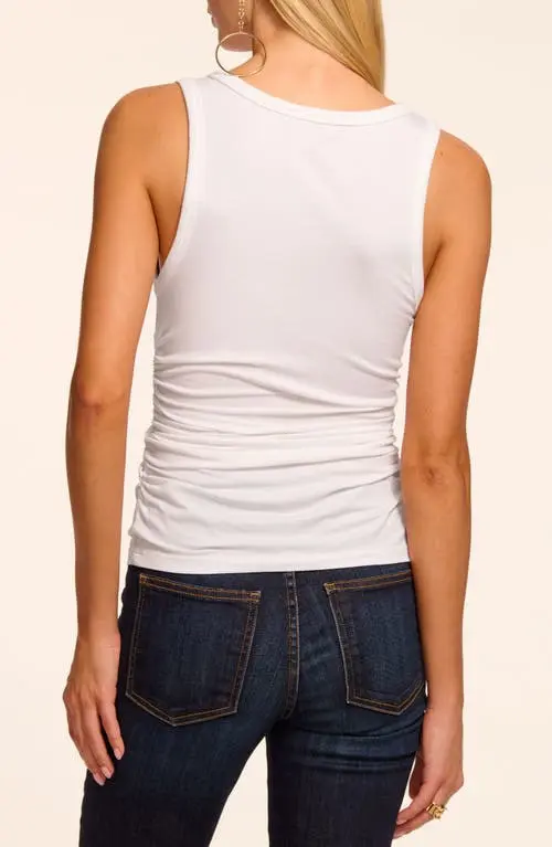 Ramy Brook Jacey Scoop Neck Top - White