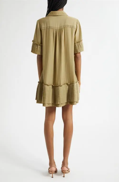 Ramy Brook Tabitha Short Sleeve Shirt Dress