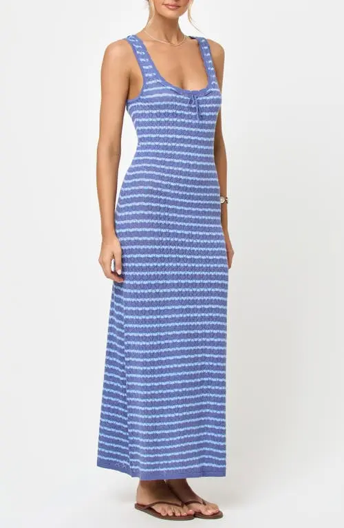 L*Space Rosalie Maxi Cover-up Dress - Blue Lagoon