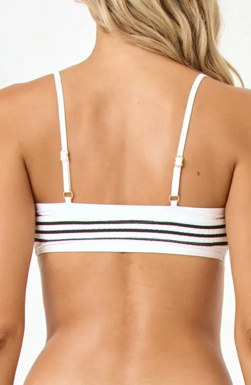 L*Space Madison Rib Bikini Top - Sail Along Stripe