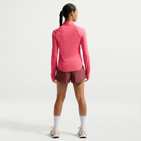 Nike Swift Dri-fit Uv 1/4-zip Running Top - Pink