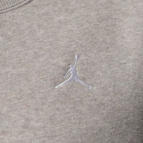 JORDAN Brooklyn Fleece Crew-neck Sweatshirt - Grey