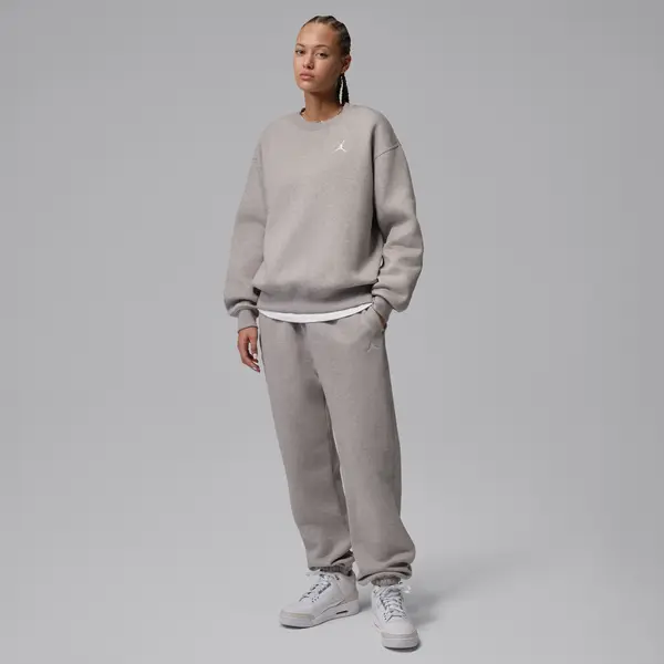 JORDAN Brooklyn Fleece Crew-neck Sweatshirt - Grey