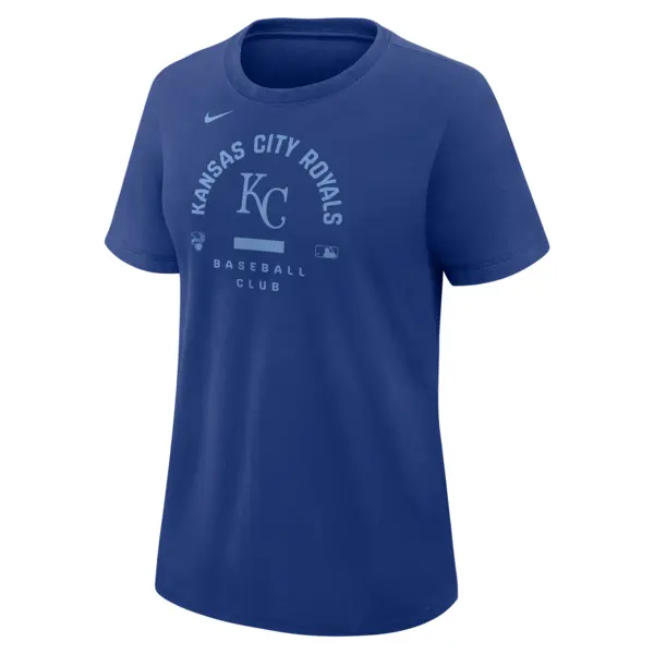 Nike Kansas City Royals Authentic Collection Early Work Dri-fit Mlb T-shirt - Blue