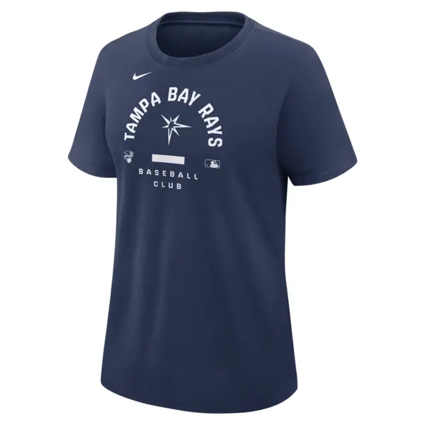 Nike Tampa Bay Rays Authentic Collection Early Work Dri-fit Mlb T-shirt - Blue