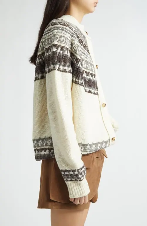 Monse Fold-up Fair Isle Wool-blend Cardigan