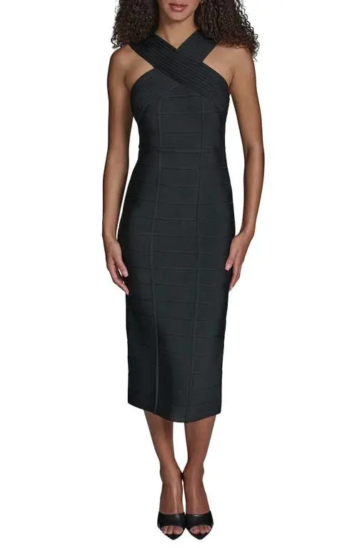 Bcbgmaxazria Bandage Body-con Midi Dress