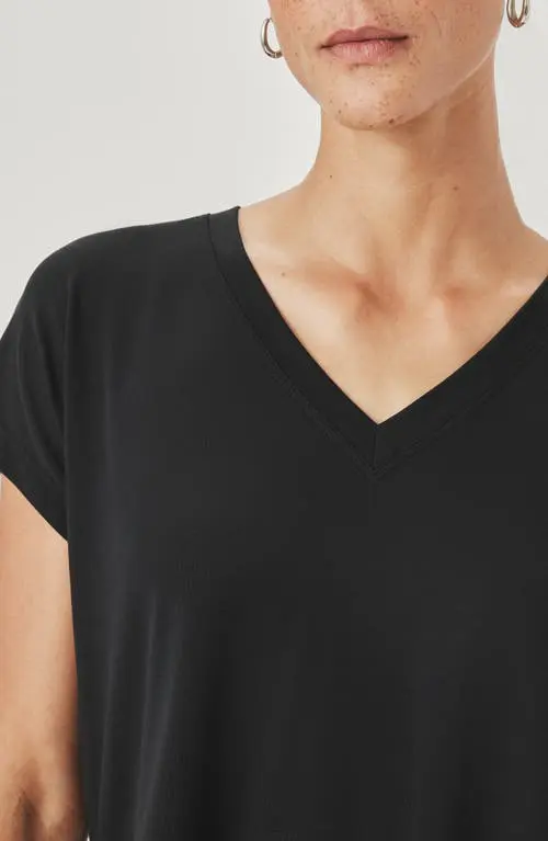 Splendid Amaya V-neck T-shirt - Black
