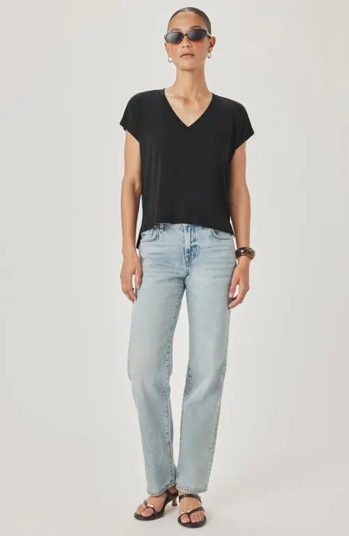 Splendid Amaya V-neck T-shirt - Black