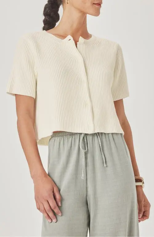 Splendid Delilah Crop Rib Cardigan