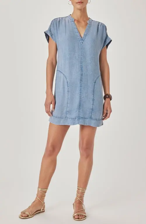 Splendid Ivy Denim Mini Dress - Indigo Blue
