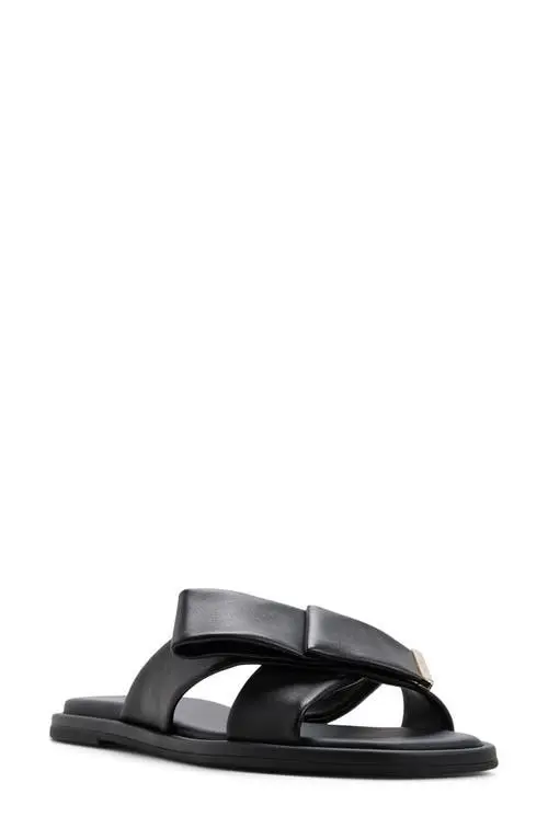 Ted Baker London Spencer Leather Slide Sandal - Black