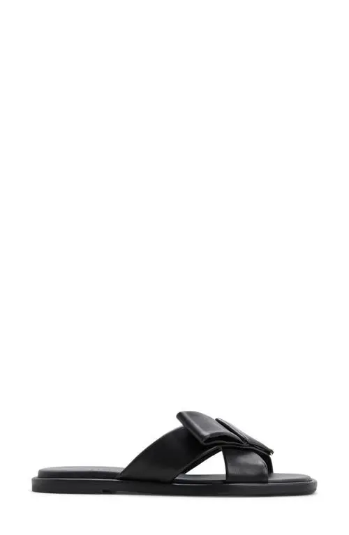 Ted Baker London Spencer Leather Slide Sandal - Black