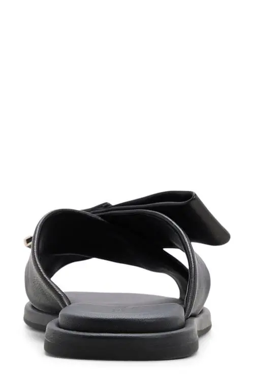 Ted Baker London Spencer Leather Slide Sandal - Black