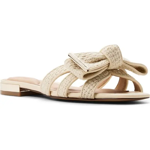 Ted Baker London Elsie Bow Slide Sandal - Cream