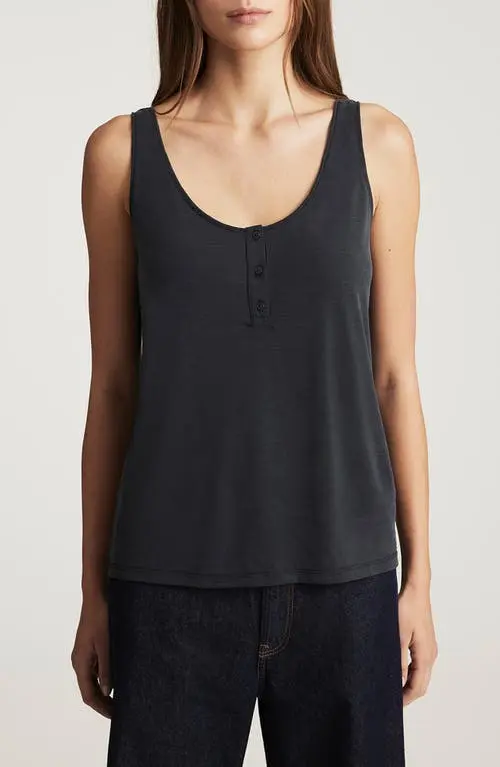 MAVI Henley Tank - Black