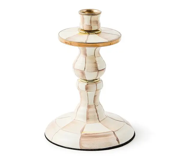 MACKENZIE-CHILDS Check Small Candlestick