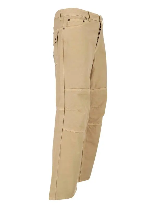 Burberry Straight Leg Cotton Trousers