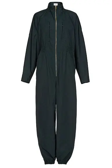 Alaïa Belted Jumpsuit - Vert Fonce