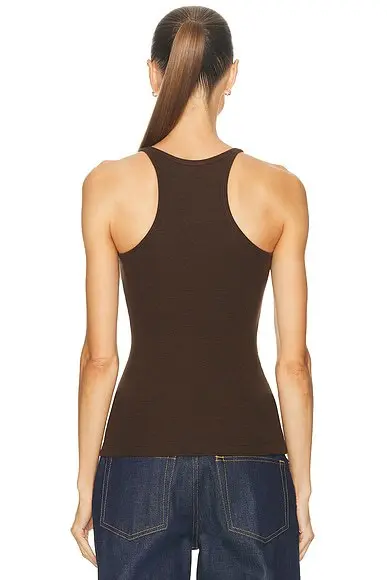 GRLFRND Slim Racer Tank - Espresso