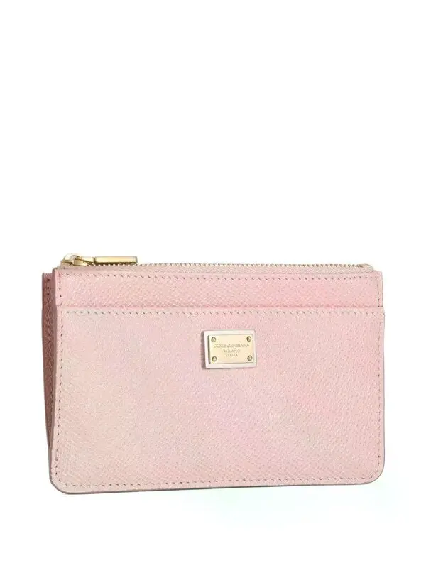 Dolce & Gabbana Logo-plaque Wallet - Pink
