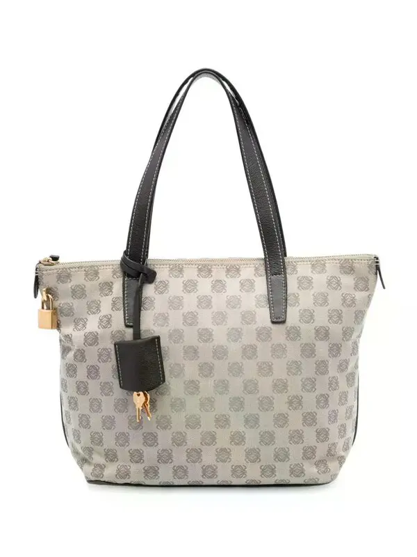 Loewe 2010 Anagram Canvas Tote Bag