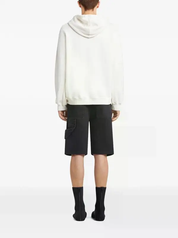 COURREGES Hammer Logo-patch Shorts - Neutrals