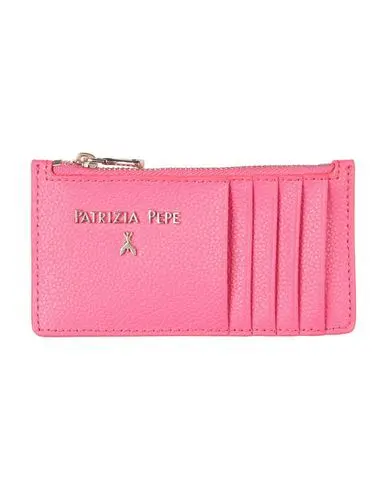 Patrizia Pepe Cardholder Coral Leather - Red