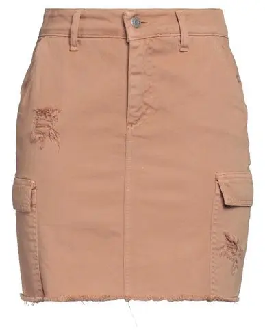 HAVEONE Denim Pencil Skirt - Beige