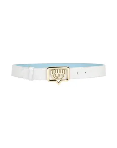 CHIARA FERRAGNI Belt With Logo - White