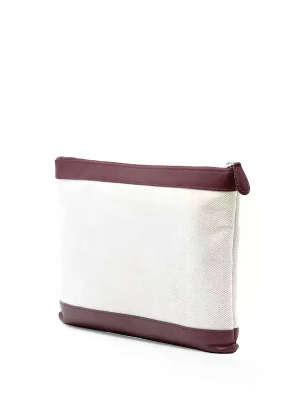 Balenciaga 2018 Canvas Clip Clutch