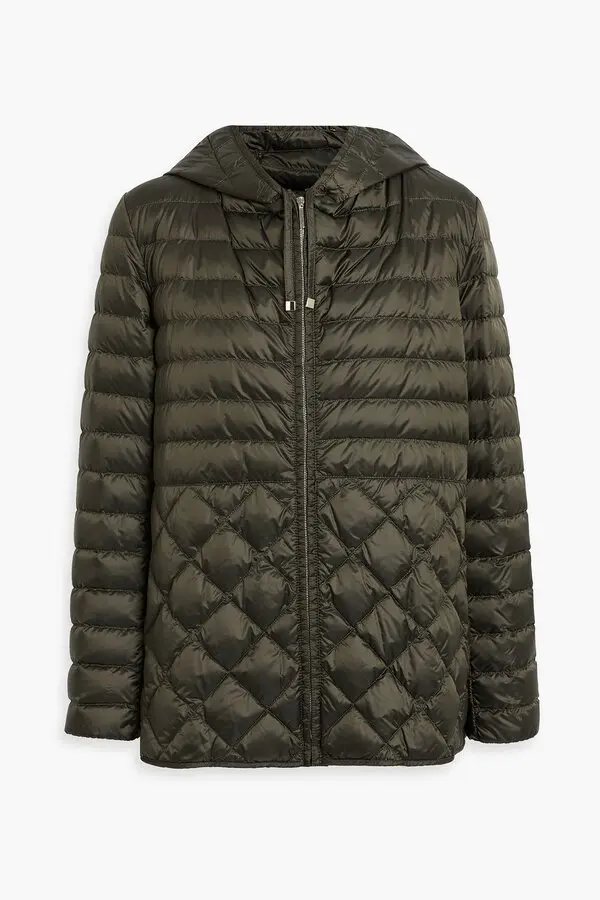 Max Mara Quilted Shell Hooded Jacket