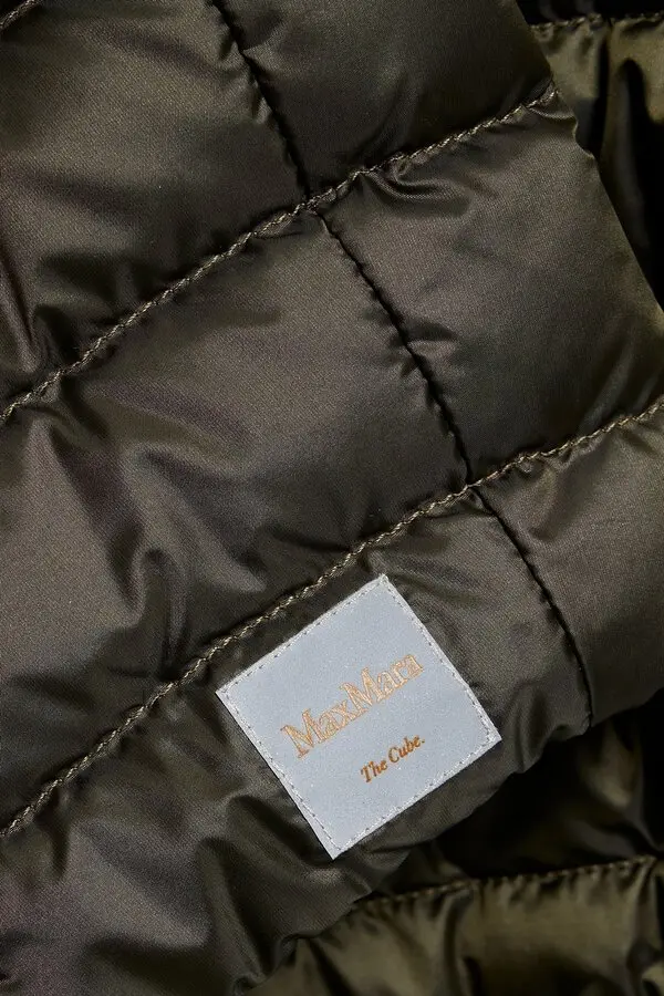 Max Mara Quilted Shell Hooded Jacket