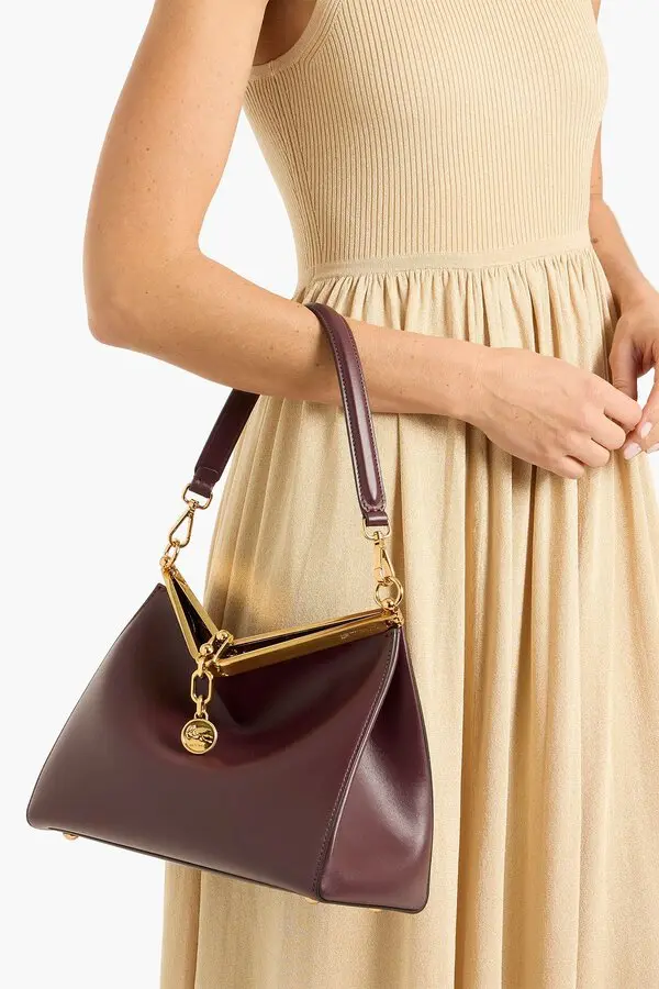Etro Vela Leather Shoulder Bag
