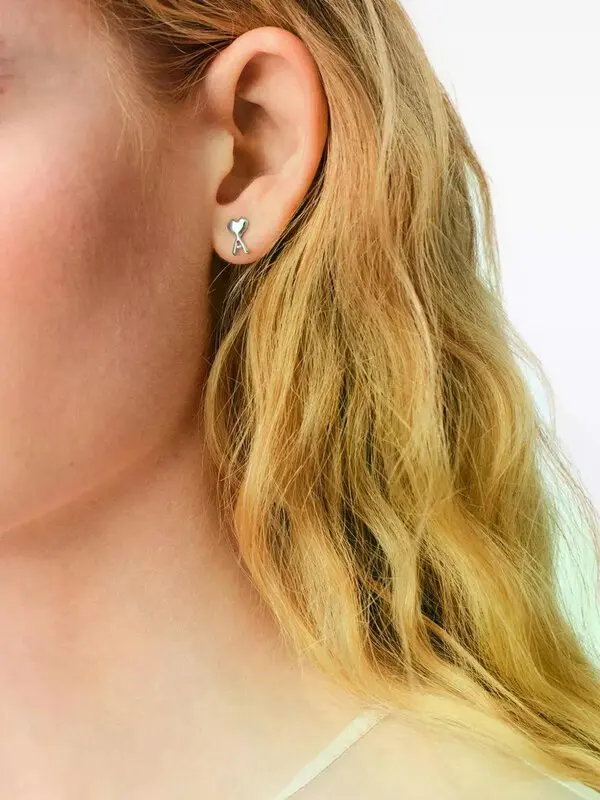 AMI Paris De Coeur Stud Earrings