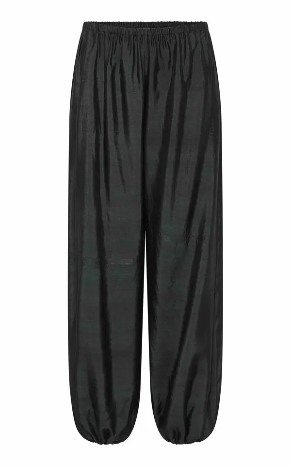 ST. AGNI Silk Balloon Leg Pants