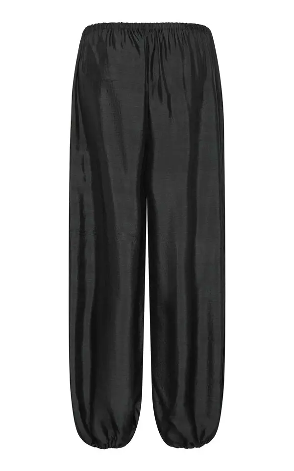 ST. AGNI Silk Balloon Leg Pants