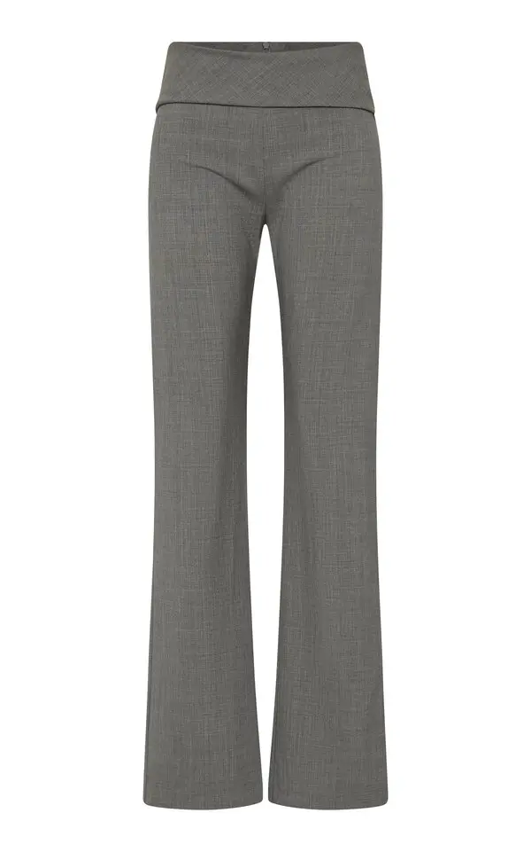 ST. AGNI Wool Studio Pants - Grey