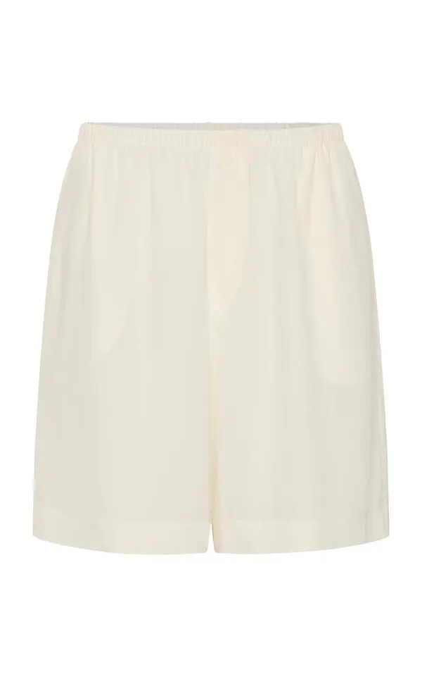 ST. AGNI Silk Relaxed Shorts