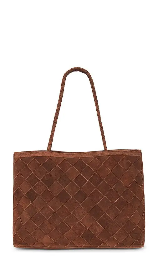 BEMBIEN Gabrielle Grande Woven Suede Tote