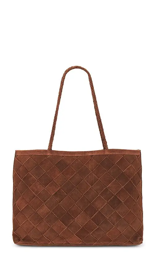 BEMBIEN Gabrielle Grande Woven Suede Tote
