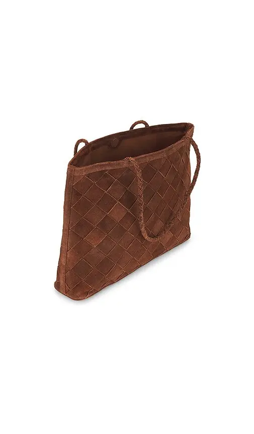 BEMBIEN Gabrielle Grande Woven Suede Tote