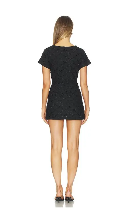 ASTA RESORT Mathilde Hand Beaded Mini Dress