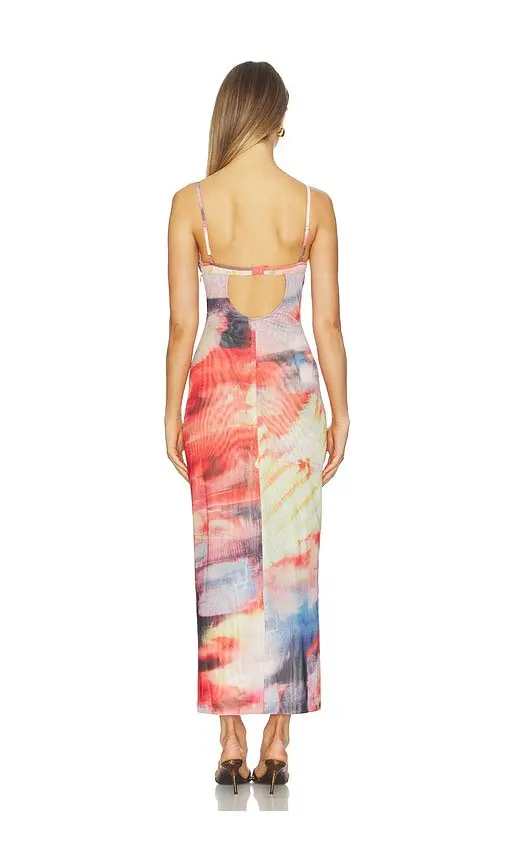 Miaou Florence Printed Maxi Dress
