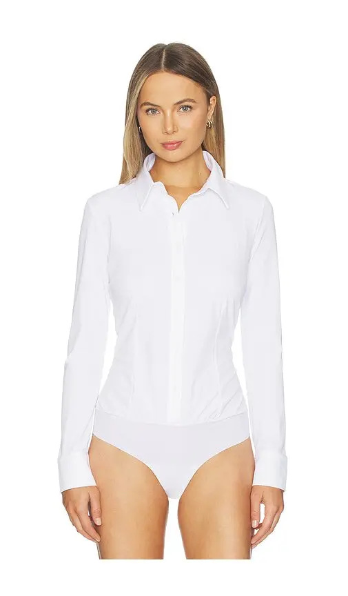 Commando Classic Ribbed Button Down Bodysuit